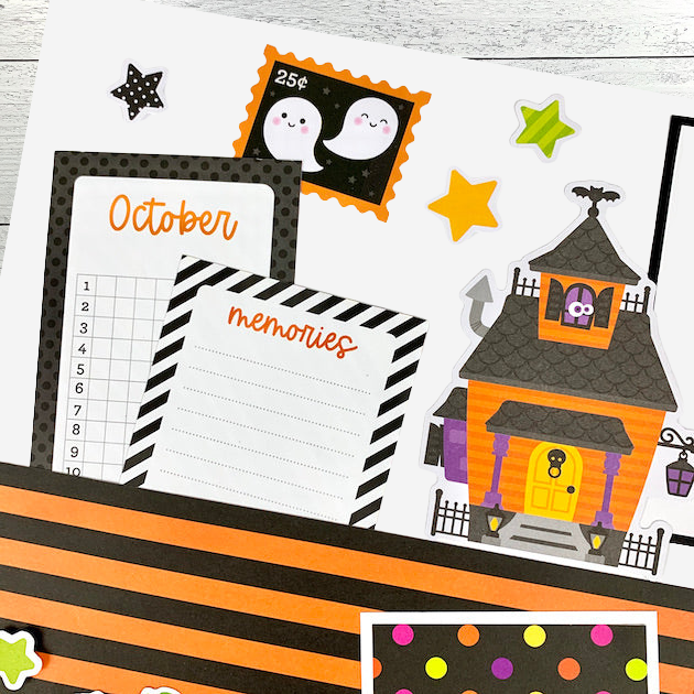12x12 Fab-BOO-lous Halloween Layout Instructions – Artsy Albums