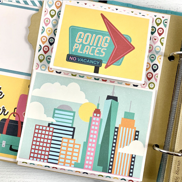 Going Places Travel Scrapbook Album Instructions – Artsy Albums