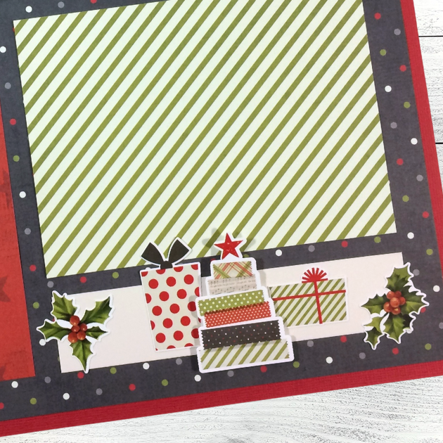 12x12 Chistmas Memories Scrapbook Layout Instructions – Artsy Albums