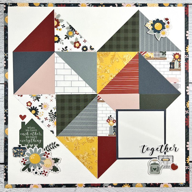 12x12 Home Scrapbook Layout Instructions – Artsy Albums