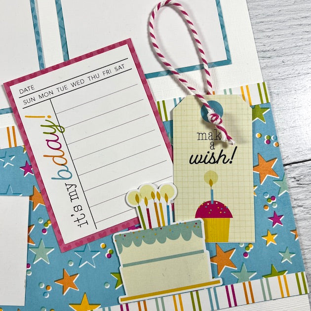 12x12 Birthday 4-Page Scrapbook Layout Instructions – Artsy Albums