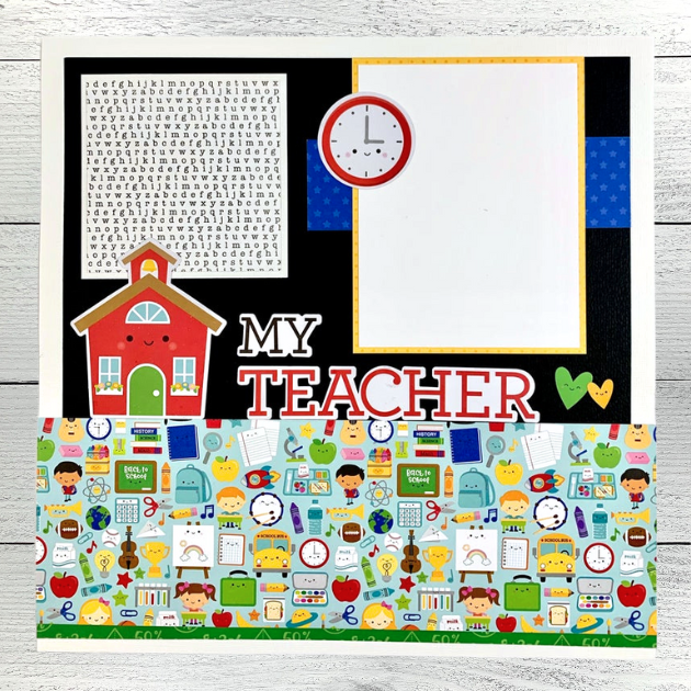 12x12 School Days Layout Instructions ONLY – Artsy Albums