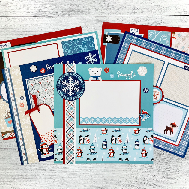 12x12 Winter Snow Layout Instructions – Artsy Albums
