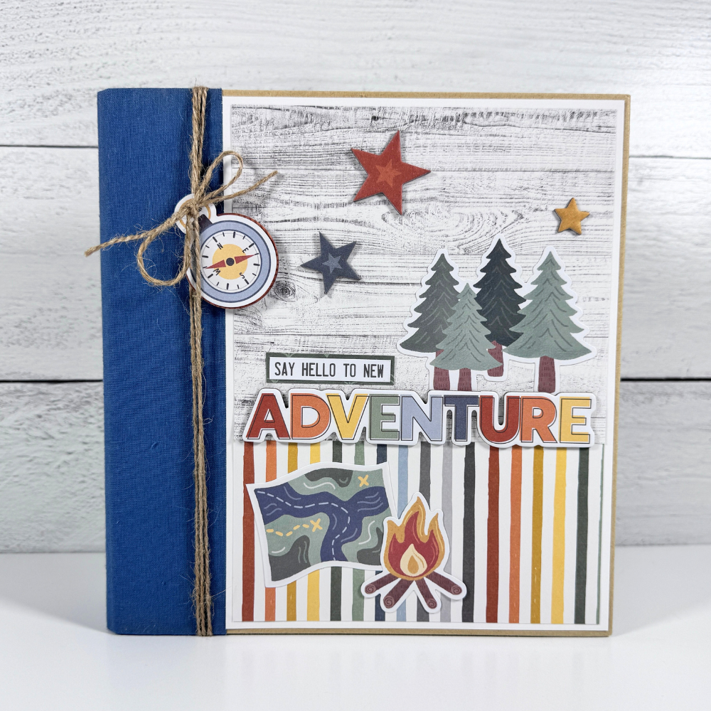 Say Hello To Adventure Scrapbook Album Instructions – Artsy Albums