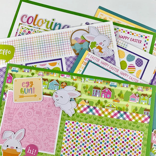 Easter 6-Page Scrapbook Layout Instructions – Artsy Albums