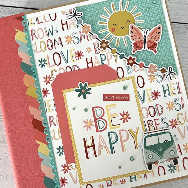 Be Happy Scrapbook Instructions – Artsy Albums