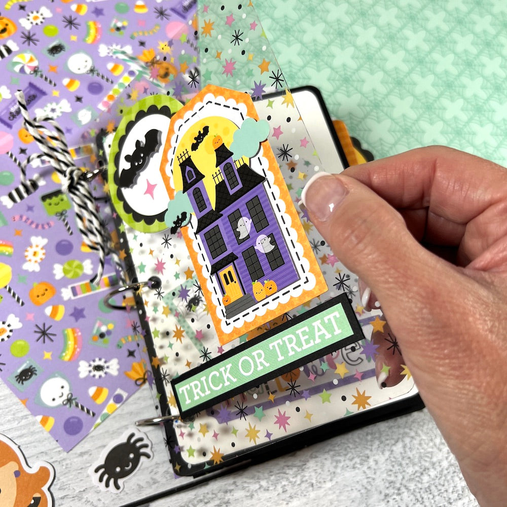 Trick or Treat Halloween Scrapbook Instructions – Artsy Albums