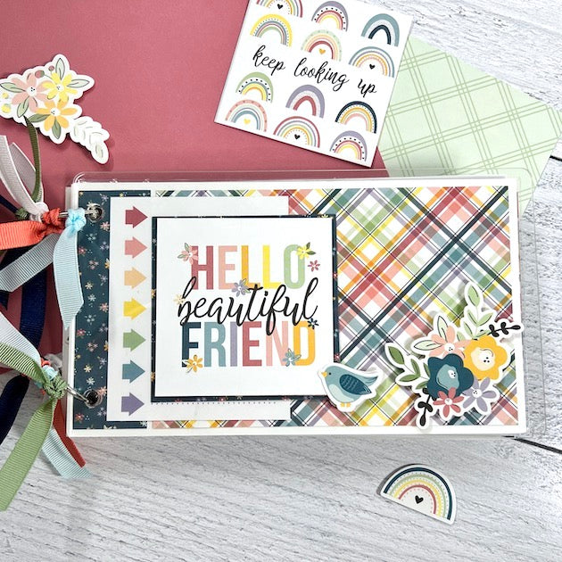 Hello Beautiful Friend Scrapbook Instructions – Artsy Albums