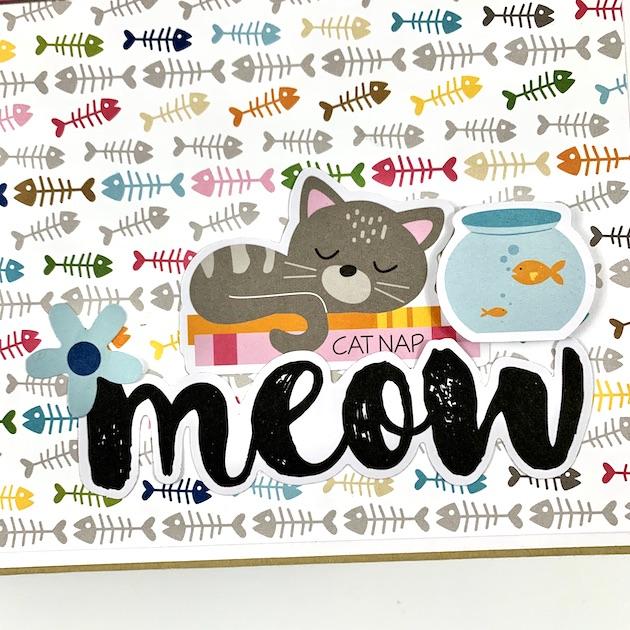 Cat Kitten Scrapbook Album Instructions – Artsy Albums