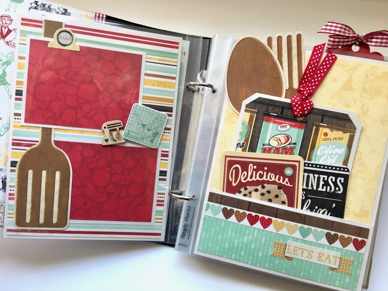 Cook Something Special Recipe Scrapbook Instructions ONLY – Artsy Albums