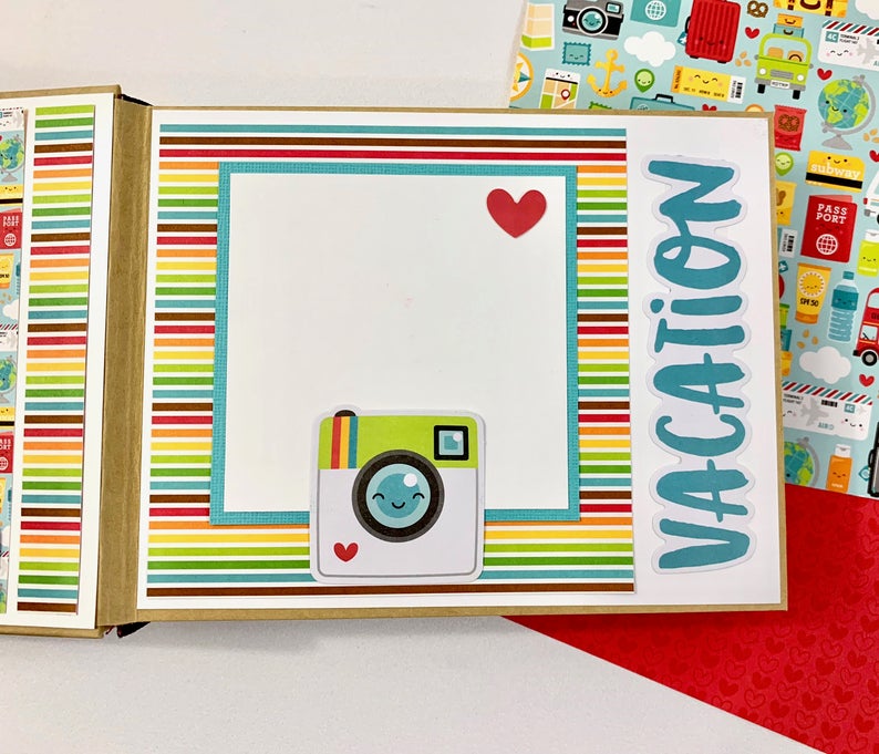Vacation Memories Scrapbook Instructions – Artsy Albums