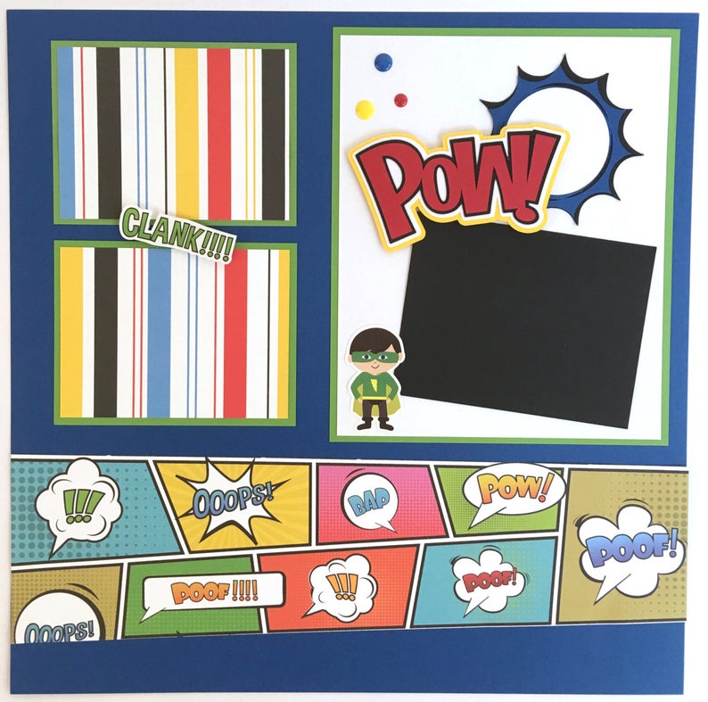 12x12 Superhero Layout Instructions – Artsy Albums