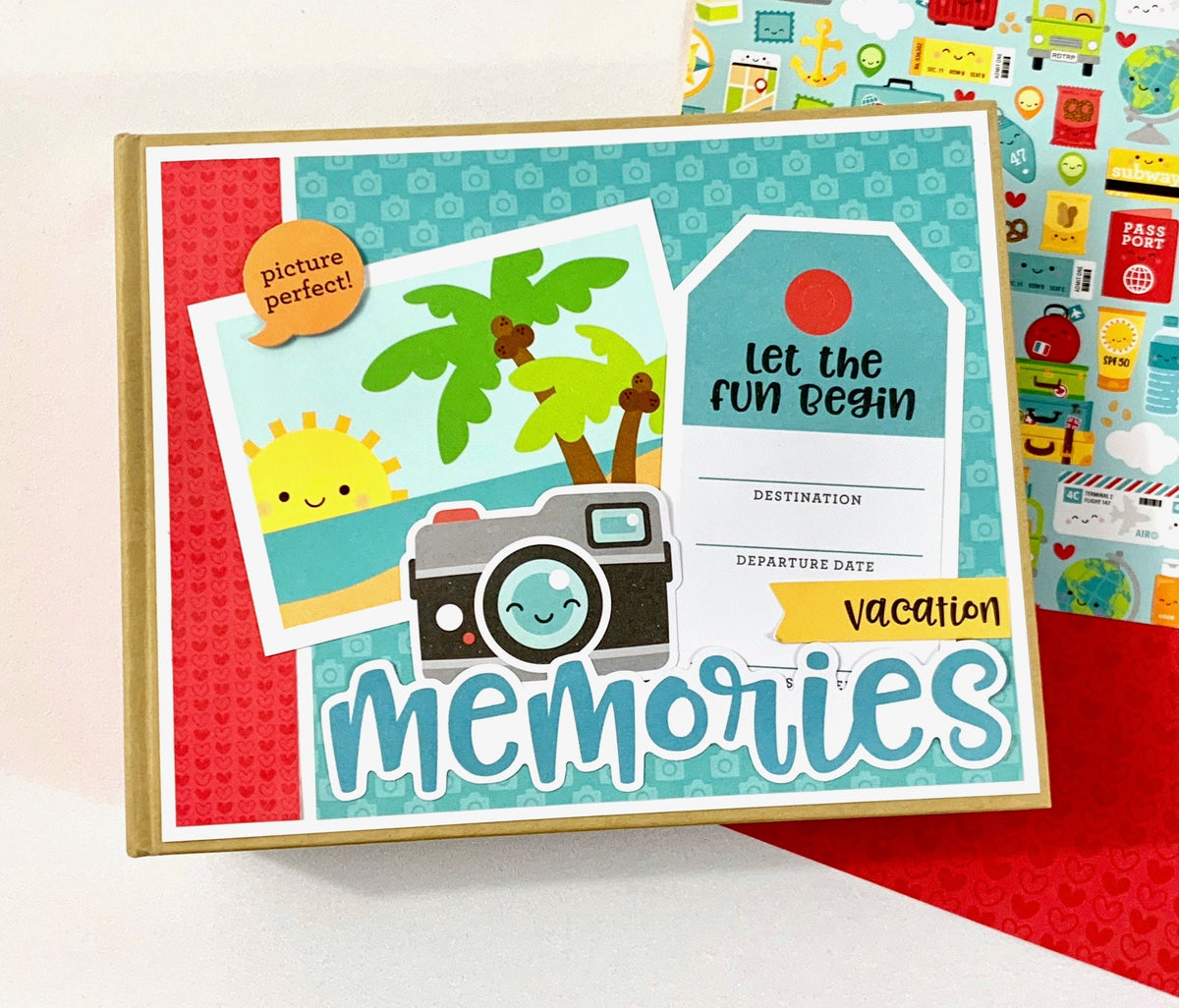 Vacation Memories Scrapbook Instructions – Artsy Albums